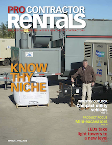 Pro Contractor Rentals March-April 2018 Table of Contents - Pro Contractor Rentals